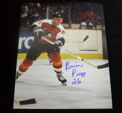 Philadelphia Flyers Brian Propp Autographed Photo - Carls Cards ...
