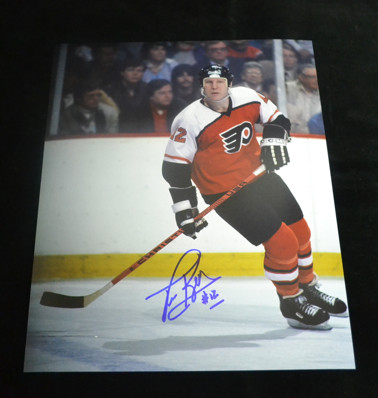 Philadelphia Flyers Tim Kerr Autographed Photo - Carls Cards & Collectibles