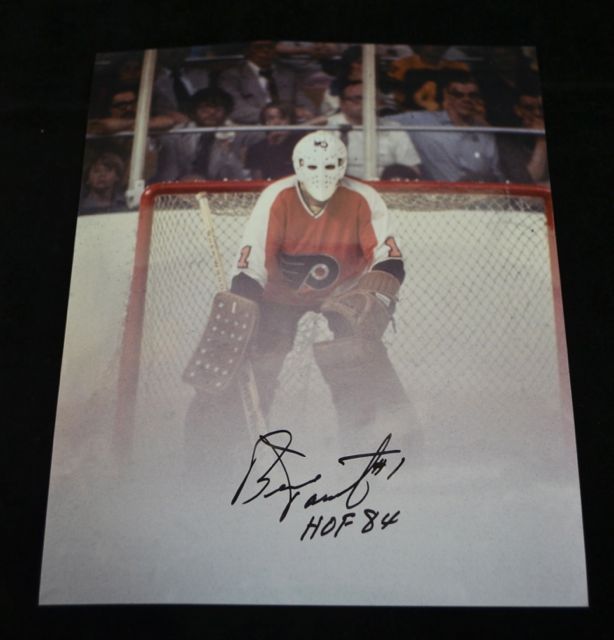 Philadelphia Flyers Bernie Parent Autographed Photo - Carls Cards ...