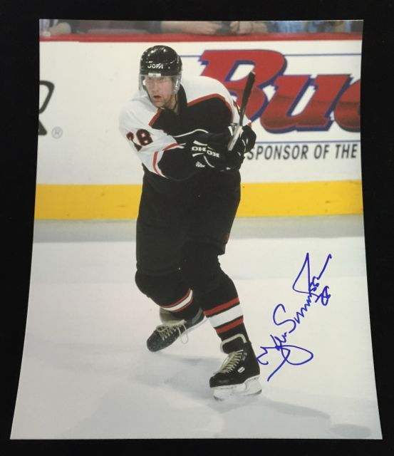 Philadelphia Flyers Kjell Samuelsson Autographed Photo - Carls Cards ...