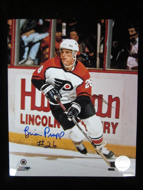 Philadelphia Flyers Brian Propp Autographed Photo - Carls Cards ...