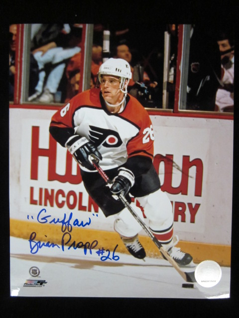 Philadelphia Flyers Brian Propp Autographed Photo - Carls Cards ...