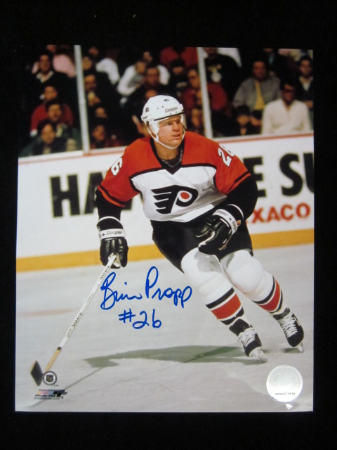 Philadelphia Flyers Brian Propp Autographed Photo - Carls Cards ...