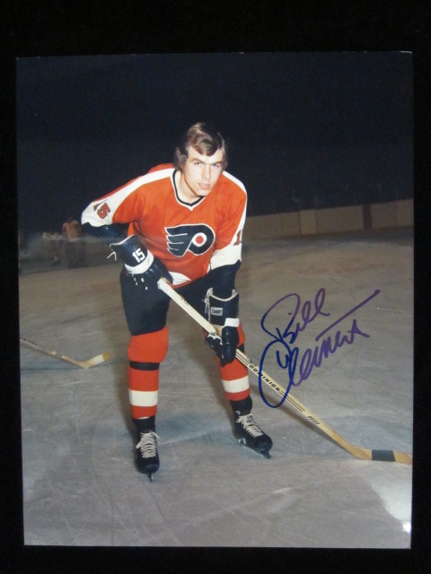 Philadelphia Flyers Bill Clement Autographed Photo - Carls Cards ...