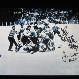 Philadelphia Flyers Jim and Joe Watson Autographed Photo - Carls Cards ...