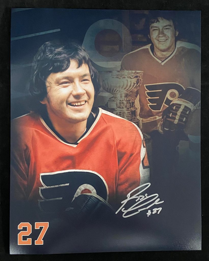 Philadelphia Flyers Reggie Leach Autographed 11x14 Photo - Carls Cards ...