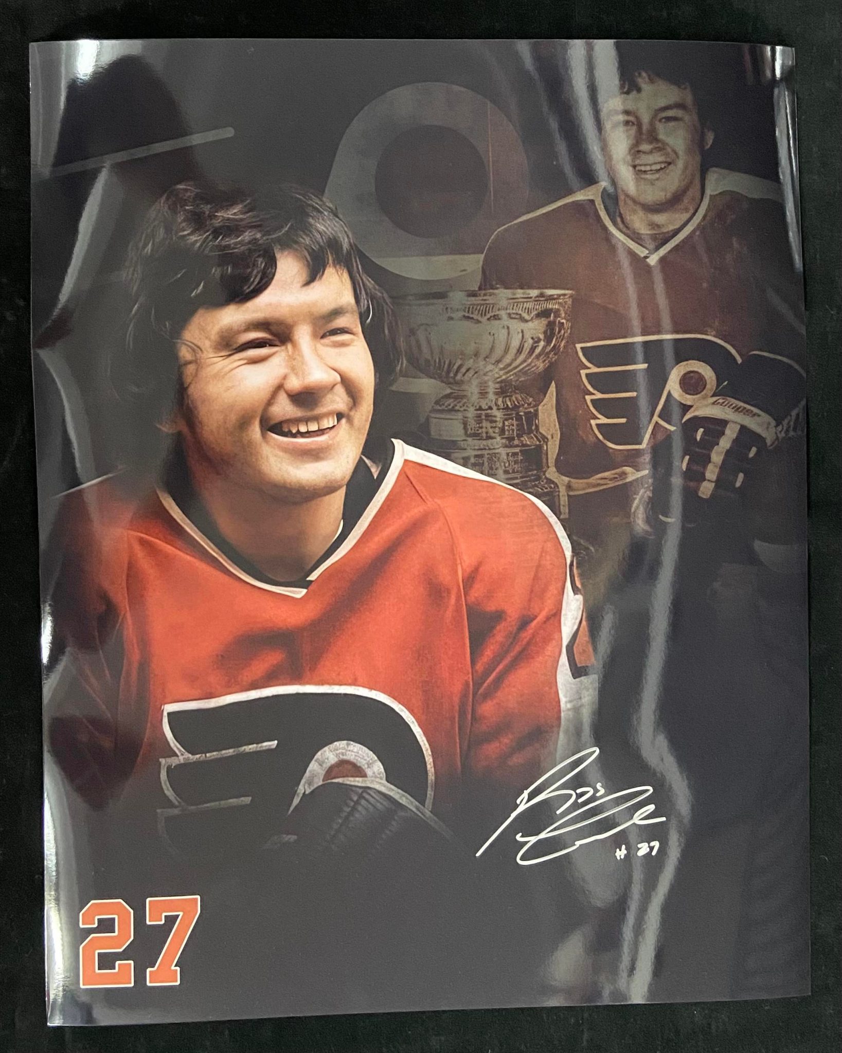 Philadelphia Flyers Reggie Leach Autographed 16x20 Photo - Carls Cards ...