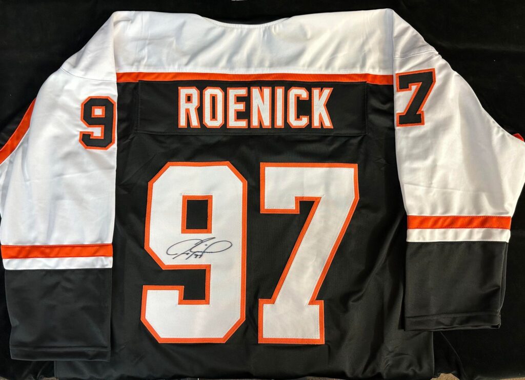 Philadelphia Flyers Jeremy Roenick Autographed Jersey - Carls Cards ...
