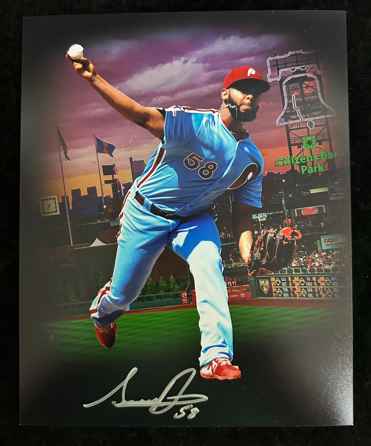 Philadelphia Phillies Seranthony Dominguez Autographed 8 x 10 Photo ...