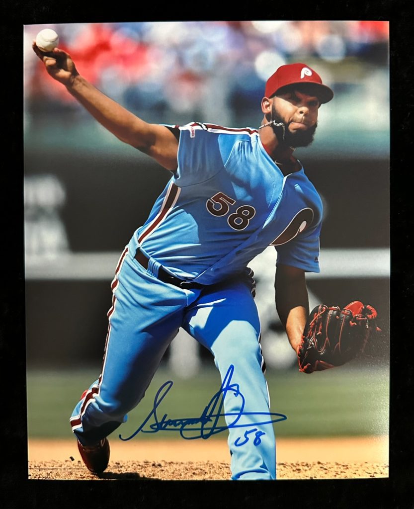 Philadelphia Phillies Seranthony Dominguez Autographed 8 x 10 Photo ...
