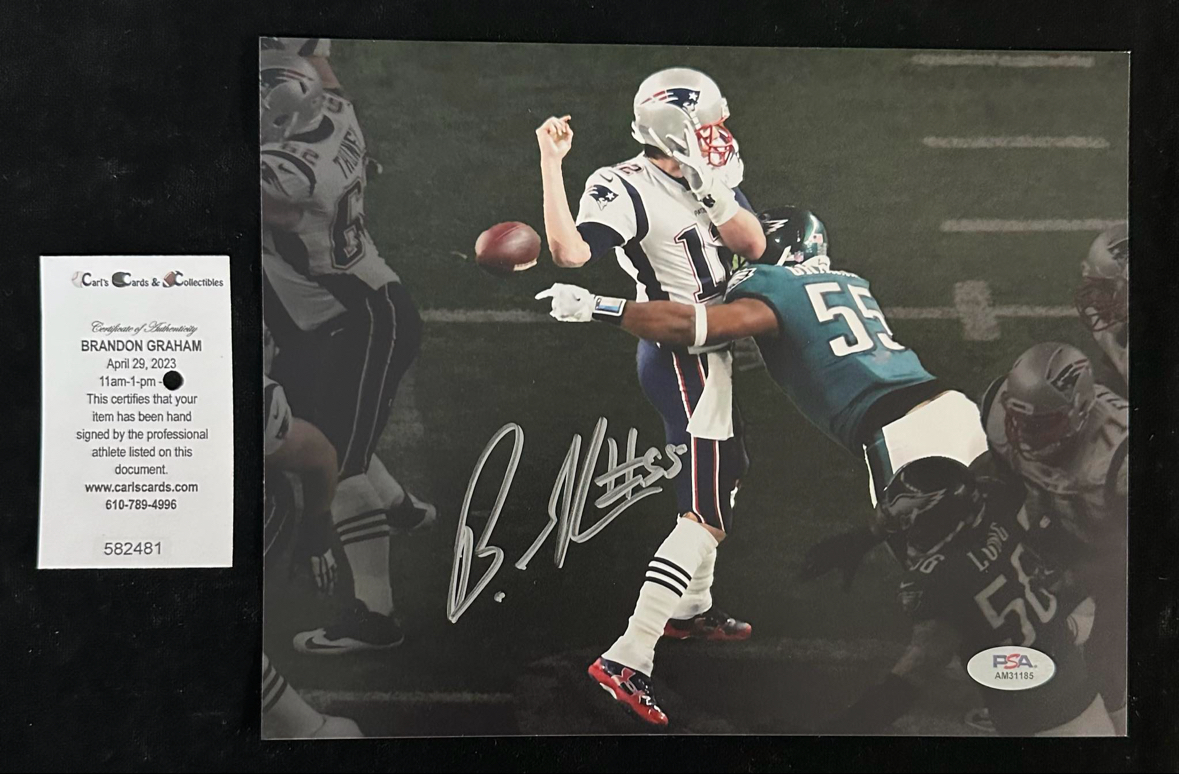 Philadelphia Eagles Brandon Graham Autographed 8 x 10 Photo - Carls ...