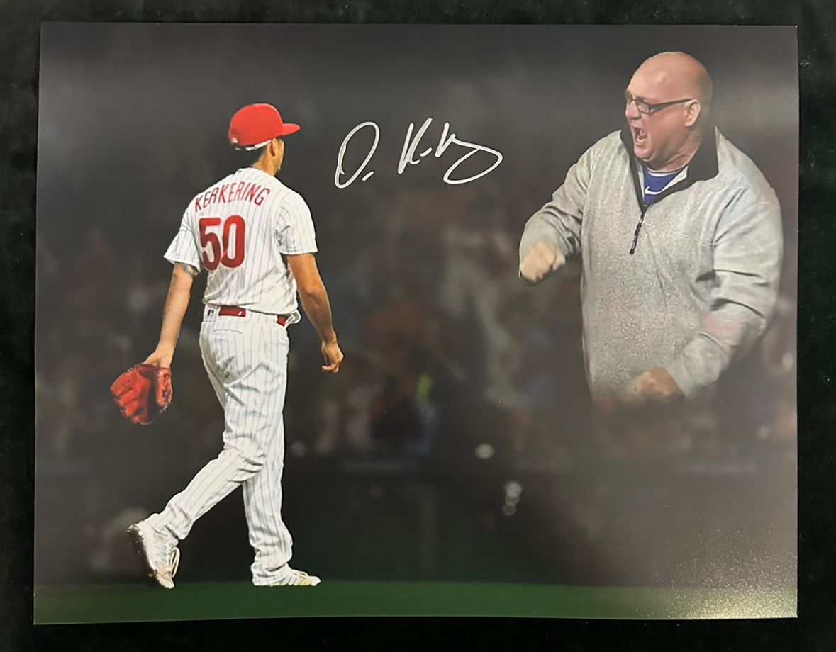 Philadelphia Phillies Orion Kerkering Autographed 11 x 14 Photo - Carls ...