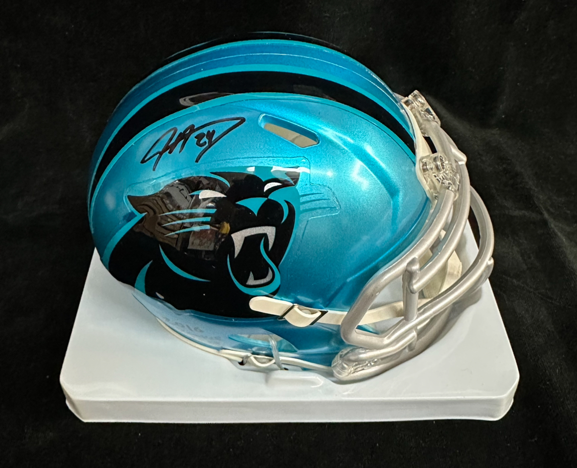 Carolina Panthers James Bradberry Autographed Flash Mini Helmet - Carls ...