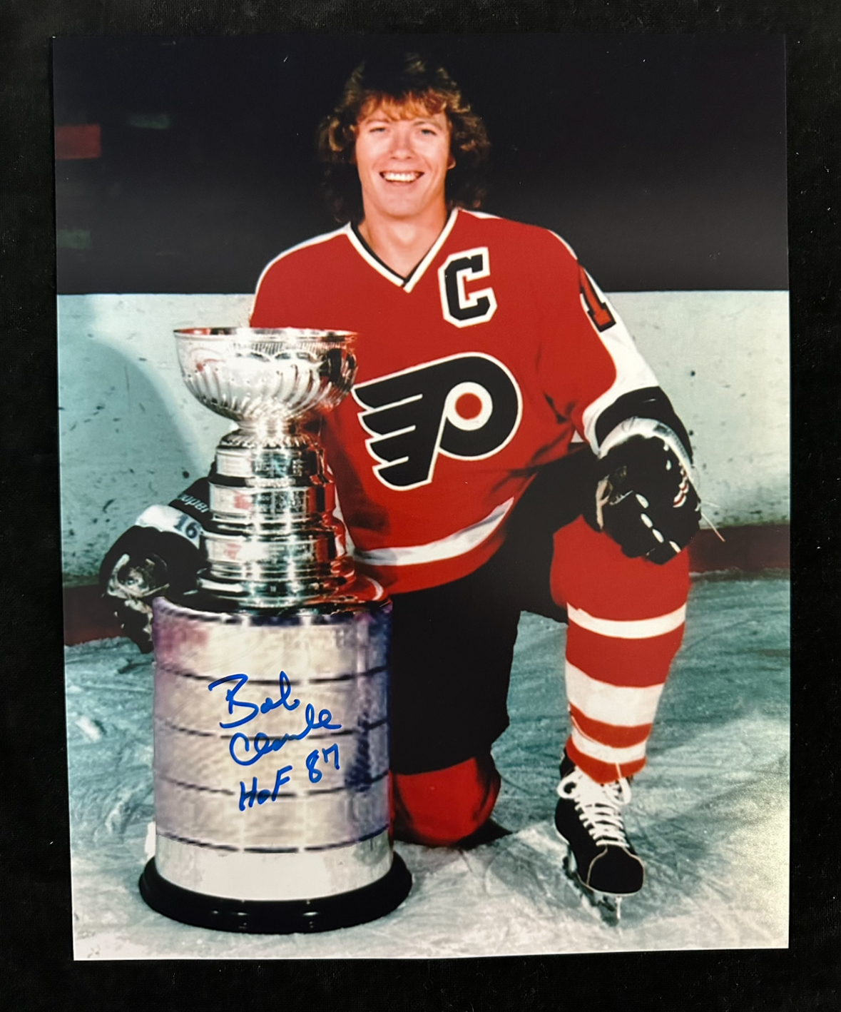 Philadelphia Flyers Bob Clarke Autographed 11 x 14 Photo - Carls Cards ...