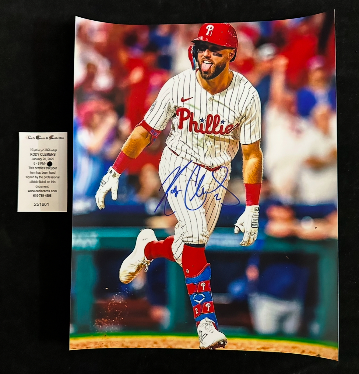 Philadelphia Phillies Kody Clemens Autographed 11 x 14 Photo - Carls ...